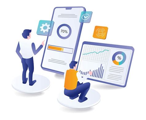 Premium Vector Data Analyst Business Maintenance