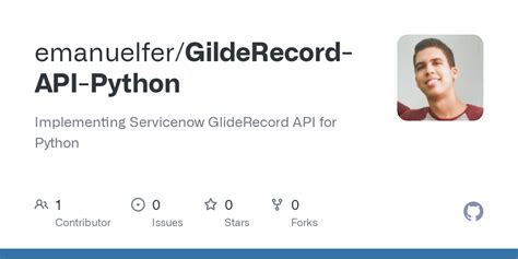 Github Emanuelfergilderecord Api Python Implementing Servicenow