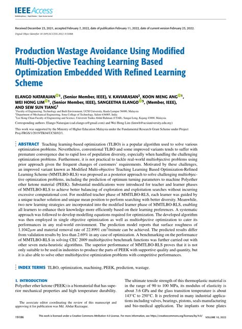 pdf production wastage avoidance using modified multi objective