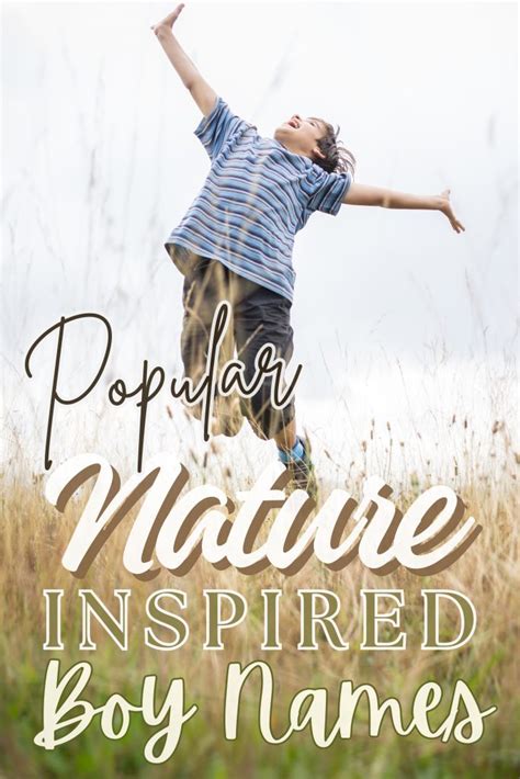 300 Unique Earthy Boy Names For Nature Lovers Tinytruimphs