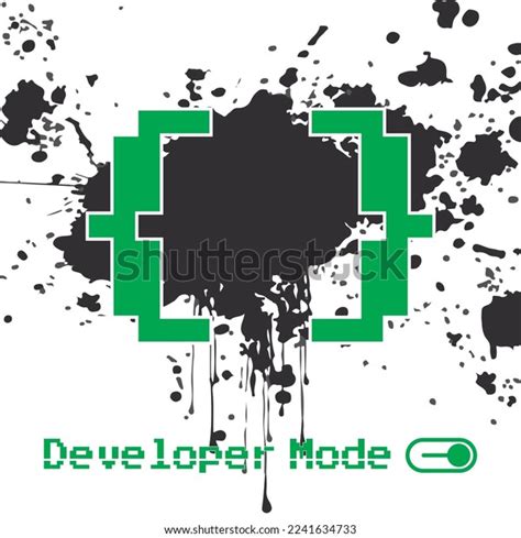 Developer Mode Activated Easy Customize Stock Vector Royalty Free