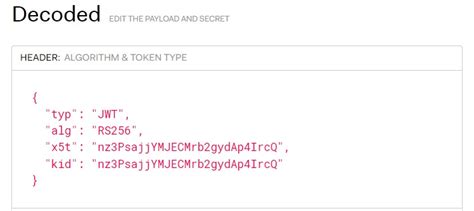 core missing alg in jwtsecuritytoken header stack overflow