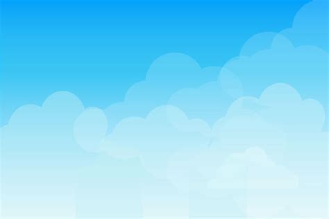 Blue Sky Cloud Vector Background Graphic By Nurearth · Creative Fabrica