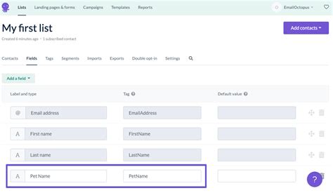 What Is A Merge Tag And How To Use It EmailOctopus Knowledge Base
