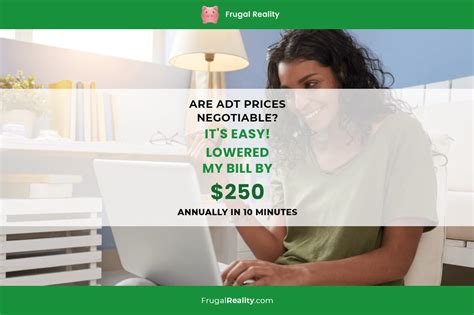 Are ADT Prices Negotiable IT S EASY Lowered My ADT FAST Year INFOGRAPHIC Frugal