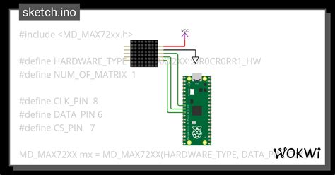 14 Matriz 8x8 Wokwi Esp32 Stm32 Arduino Simulator