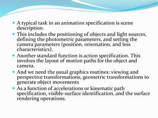 Computer Animation Languages N Kavitha Pptx