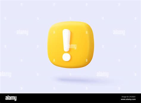 3d Alert Notification Icon Isolated On Background Negative Check List
