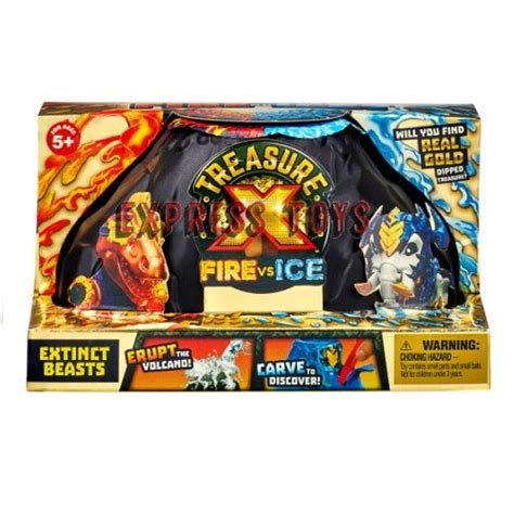 Jual Treasure X Fire Vs Ice Extinct Beasts Figure Kab Bekasi Express Toys Tokopedia