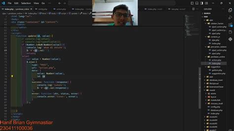 Penjelasan Coding Penilaian Online Menggunakan Php Dan Ajax Jquery Youtube