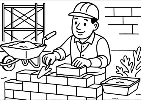 Printable Brick Wall Coloring Pages [2025]
