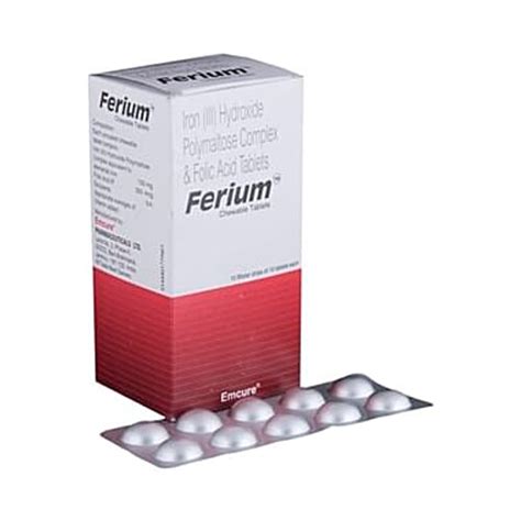 Buy Ferium Ferium Chewable Tablet Online At Best Price Of Rs 1615