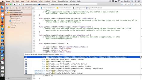 Interactive Notifications In Swift Youtube