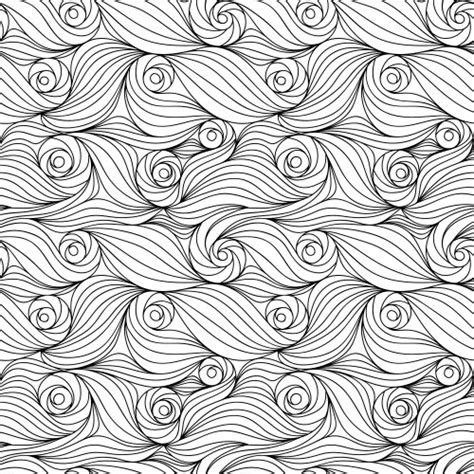 Abstract Sea Background Seamless Pattern For Your Vector Image
