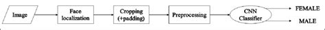 Flowchart Of The Proposed Solution For Gender Classification Download Scientific Diagram