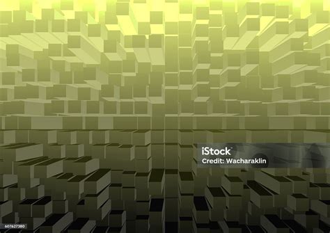 Abstract Of 3d Generated Lines With Mixing Collor Background Stock