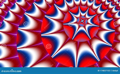 Colorful Stacked Circular Geometry Design Royalty Free Stock Image