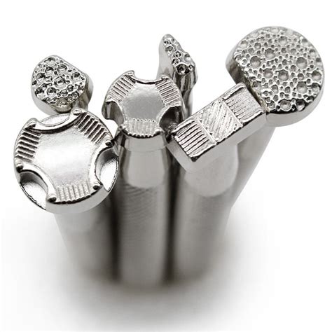 6 Pattern Leather Stamping Tool For Leather Carvin Grandado