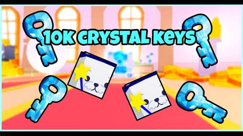 Opening 10k Crystal Keys😲 Ps99 Roblox Youtube