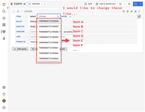 Creating A Plugin To Change The Measurement Name Of Influxdb Data Dource Grafana Plugin