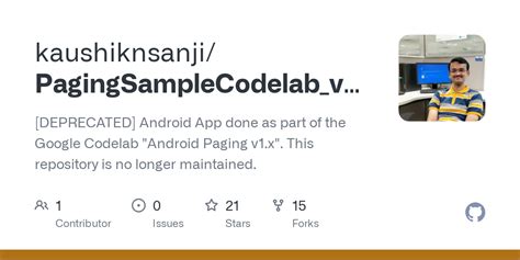 github kaushiknsanji pagingsamplecodelab v1 x [deprecated] android