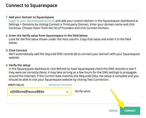 Connecting A Hover Domain To Your Squarespace Site Squarespace Help Center