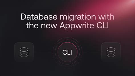 How To Plan And Execute Database Migration Successfully With The New Appwrite Cli Appwrite