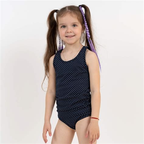 Комплект Белья для Девочки Темно Синий в Горошек 3221 17 6 Деми купить оптом в розницу