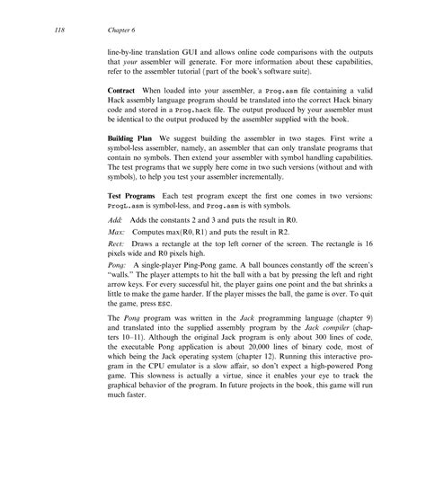 The Elements Of Computing Systems Building A Modern Computer From First Principles