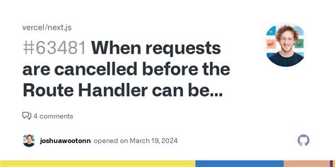 When Requests Are Cancelled Before The Route Handler Can Be Called It