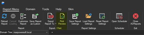 How To Print Reports Documentation Ad Reports Maxpowersoft