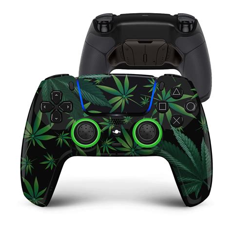 Ps5 Custom Controller 420 Blaze It Fullface Quantrogaming