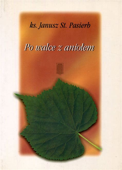 Po walce z aniołem ks Janusz Pasierb ks Jan Sochoń