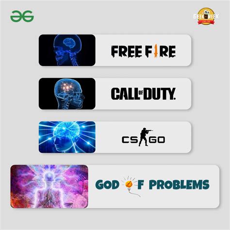 Geeksforgeeks Dont Be A Noob Anymore Play The Ultimate Game God Of