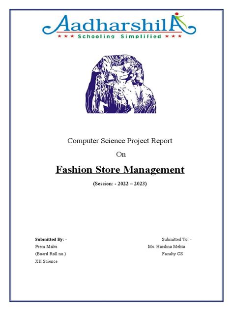 Major Project Report Part 1 Pdf