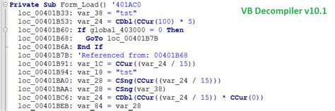 Vb Decompiler 101 New Age Of Native Code Decompilation