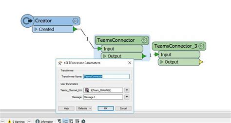 Published Parameters Value In Python Caller In Custom Transformer