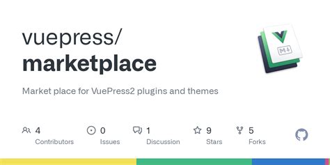 Github Vuepressmarketplace Market Place For Vuepress2 Plugins And Themes