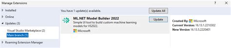 Cannot Add Machine Learning In Vs2019 If Installed Vs2022 · Issue 1678 · Dotnet