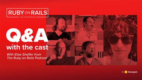 Honeypots Documentary About Ruby On Rails Will Be Followed By A Qanda With The Cast Hosted By