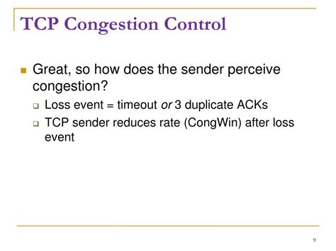 Ppt Chapter 6 Tcp Congestion Control Powerpoint Presentation Free