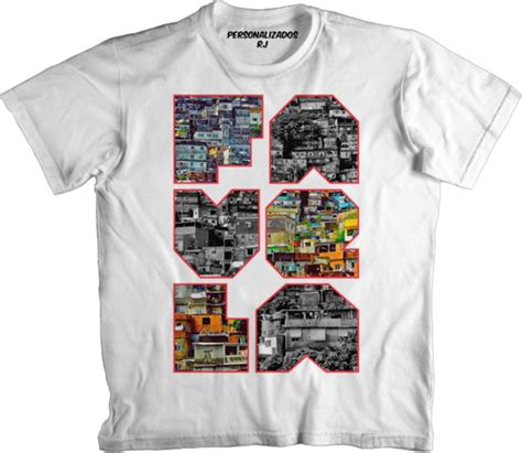 Camiseta Rio De Janeiro Favela Elo7 Produtos Especiais