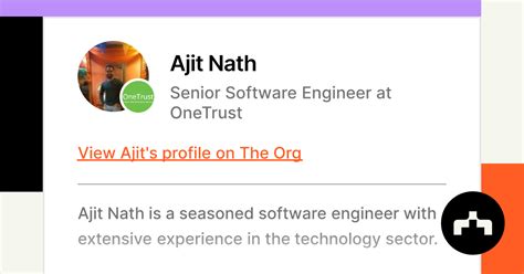 Ajit Nath Senior Software Engineer At Onetrust The Org