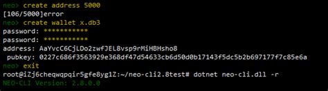 Error Appears When Create Too Many Address · Issue 367 · Neo Project