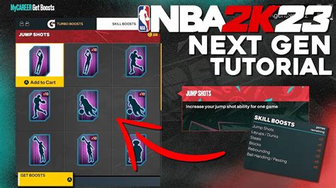 How To Get Skill Boosts In Nba 2k23 Nba 2k23 Next Gen Tutorial Youtube