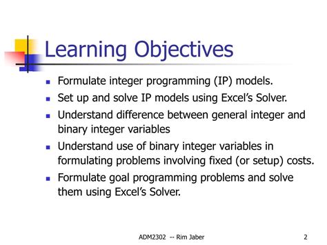Ppt Beyond Linear Programming Mathematical Programming Extensions Chapter 7 And 17 On Cd