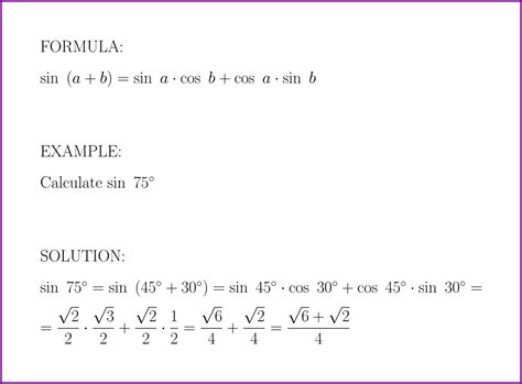 Sin A B Formula With Example Sine Of Sum LUNLUN COM