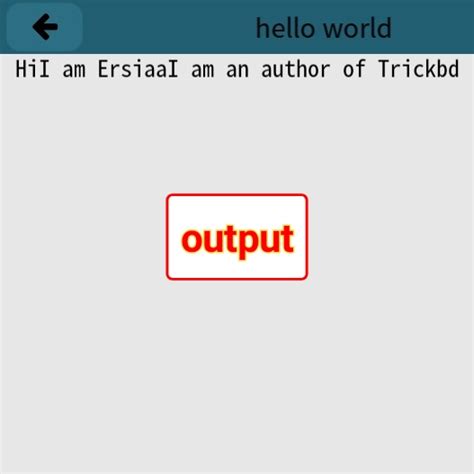 অ্যান্ড্রয়েড দিয়ে সি প্রোগ্রামিং শিখুন পর্ব ২ Hello World”