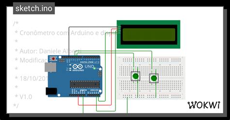 Cronômetro Evellyn Wokwi Esp32 Stm32 Arduino Simulator