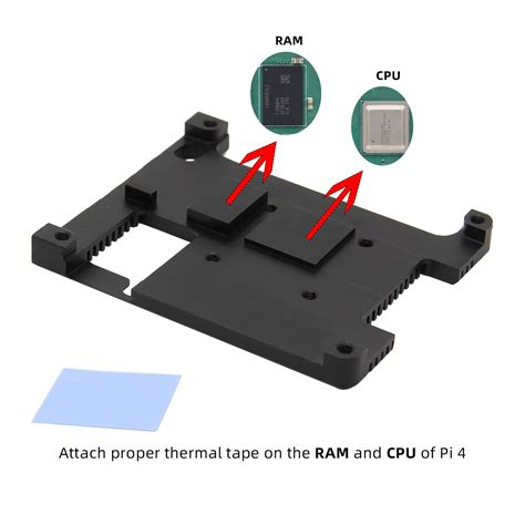 Mua Geekworm Raspberry Pi 4 7mm Embedded Heatsink With Fan P165 A